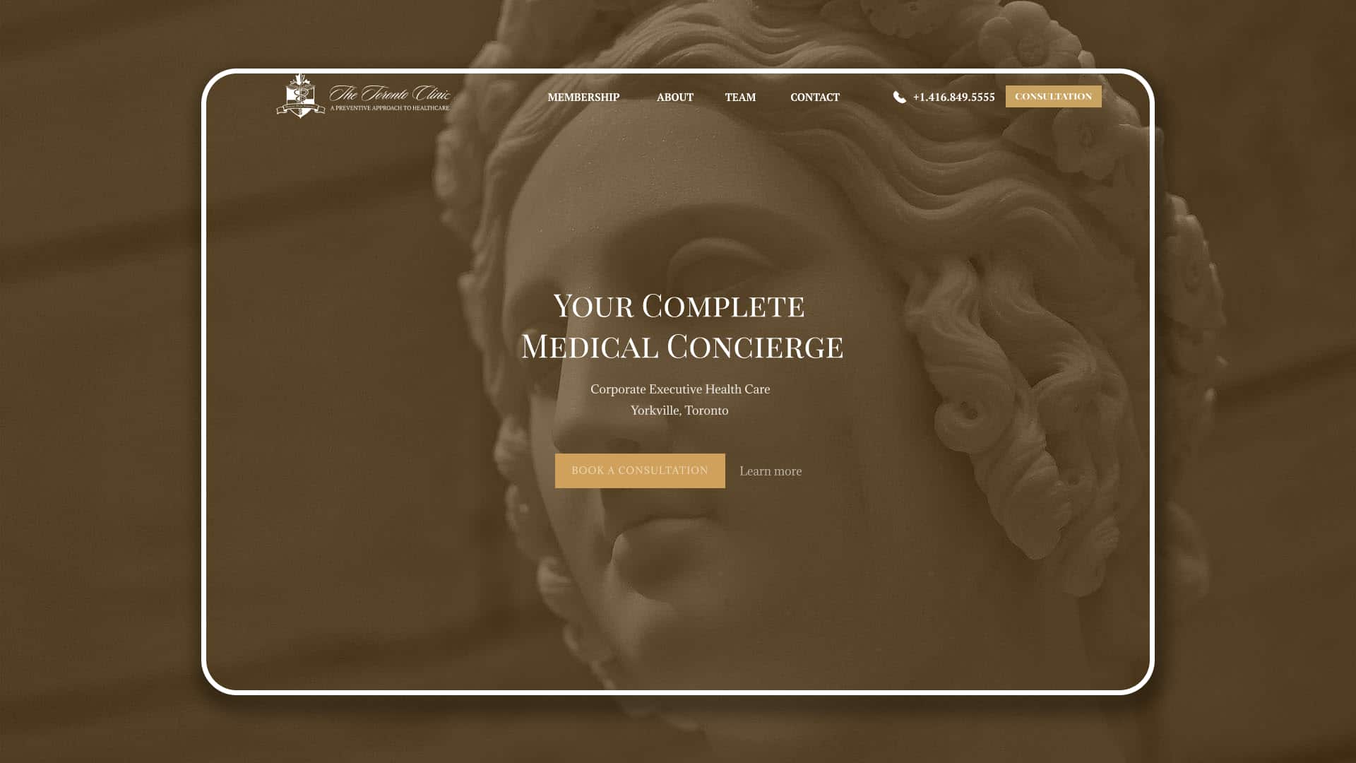 Website Design – The Toronto Clinic | Gazizoff