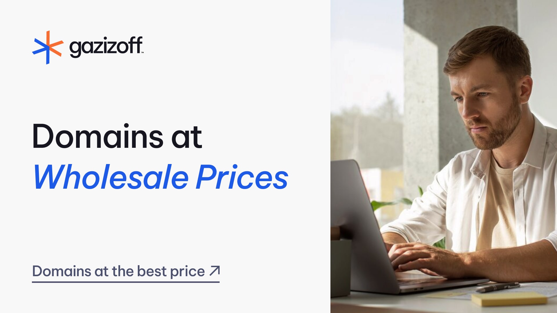 Domains at the best price | Gazizoff